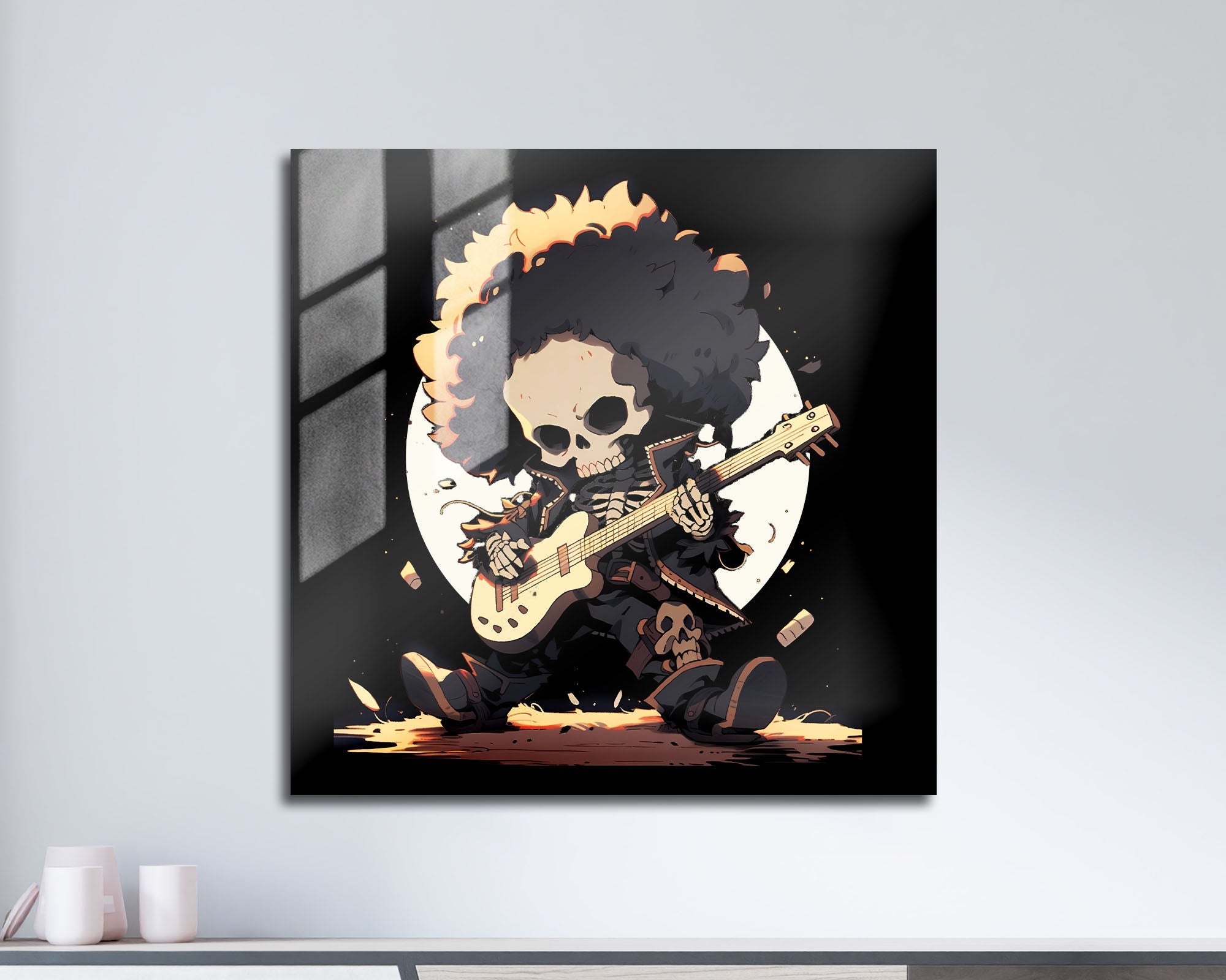 Chibi Brook Metal Poster Square Metal Poster – Anime Town Creations