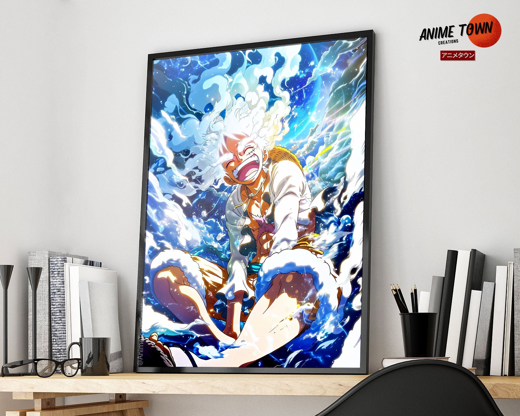 One Piece Luffy Gear 5 Joyboy Poster Poster – Anime Town Creations