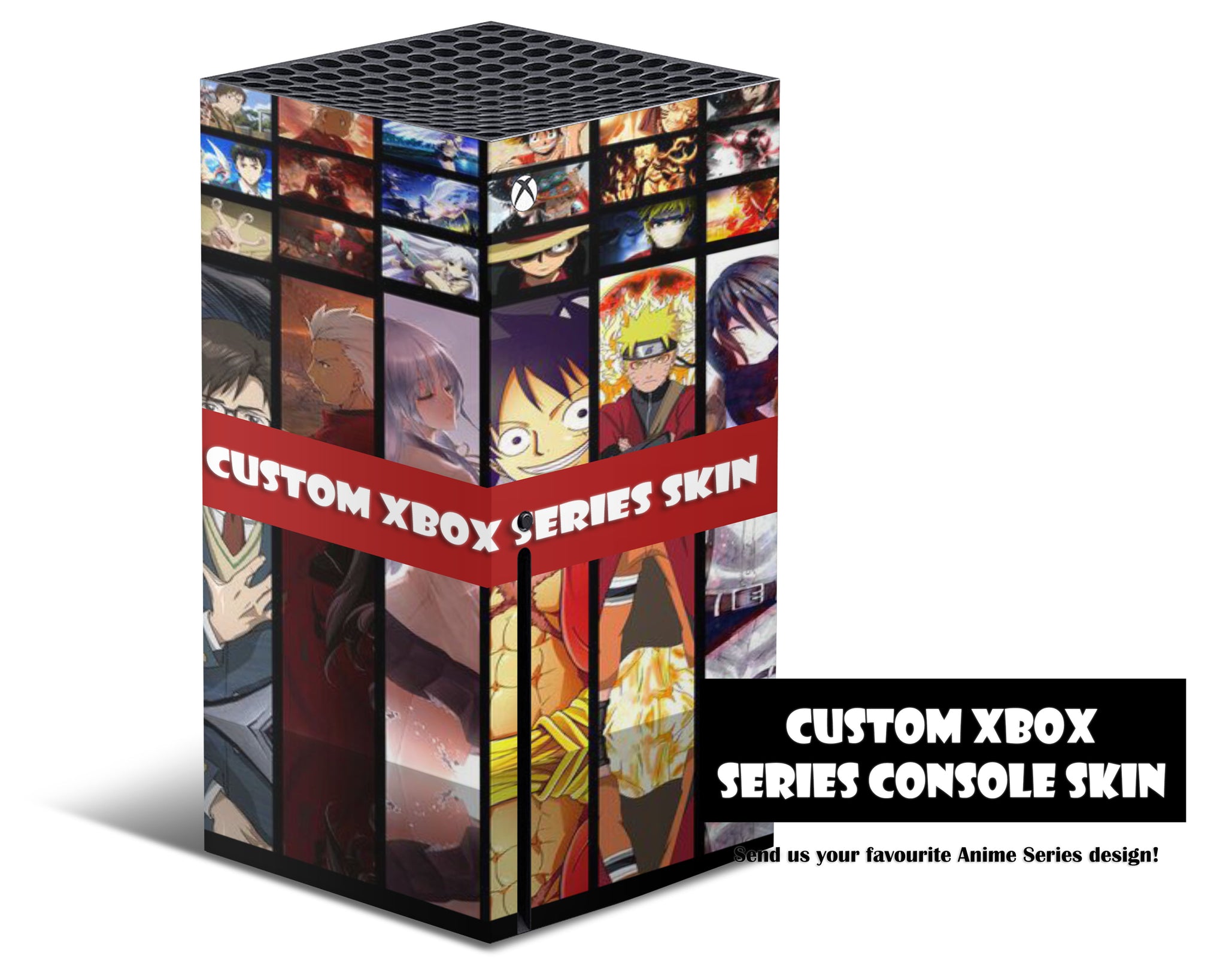 Create Your Own - Custom Xbox Series X & S Console Skin – Anime Town ...