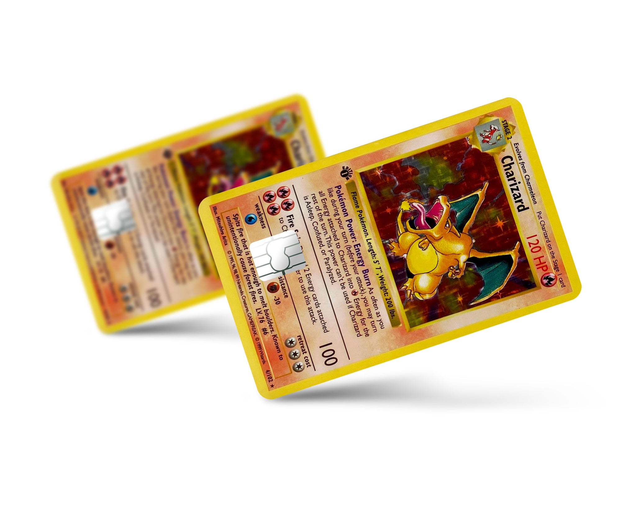 Charizard Pokemon Card Credit Card Skin – Anime Town Creations