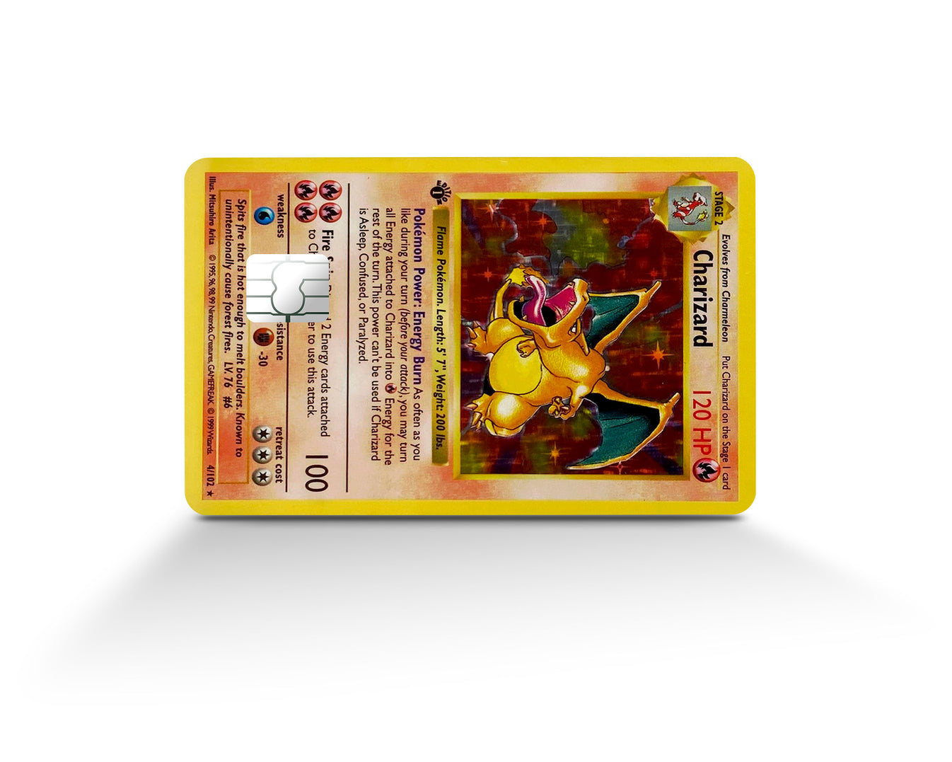 Charizard Pokemon Card Credit Card Skin – Anime Town Creations