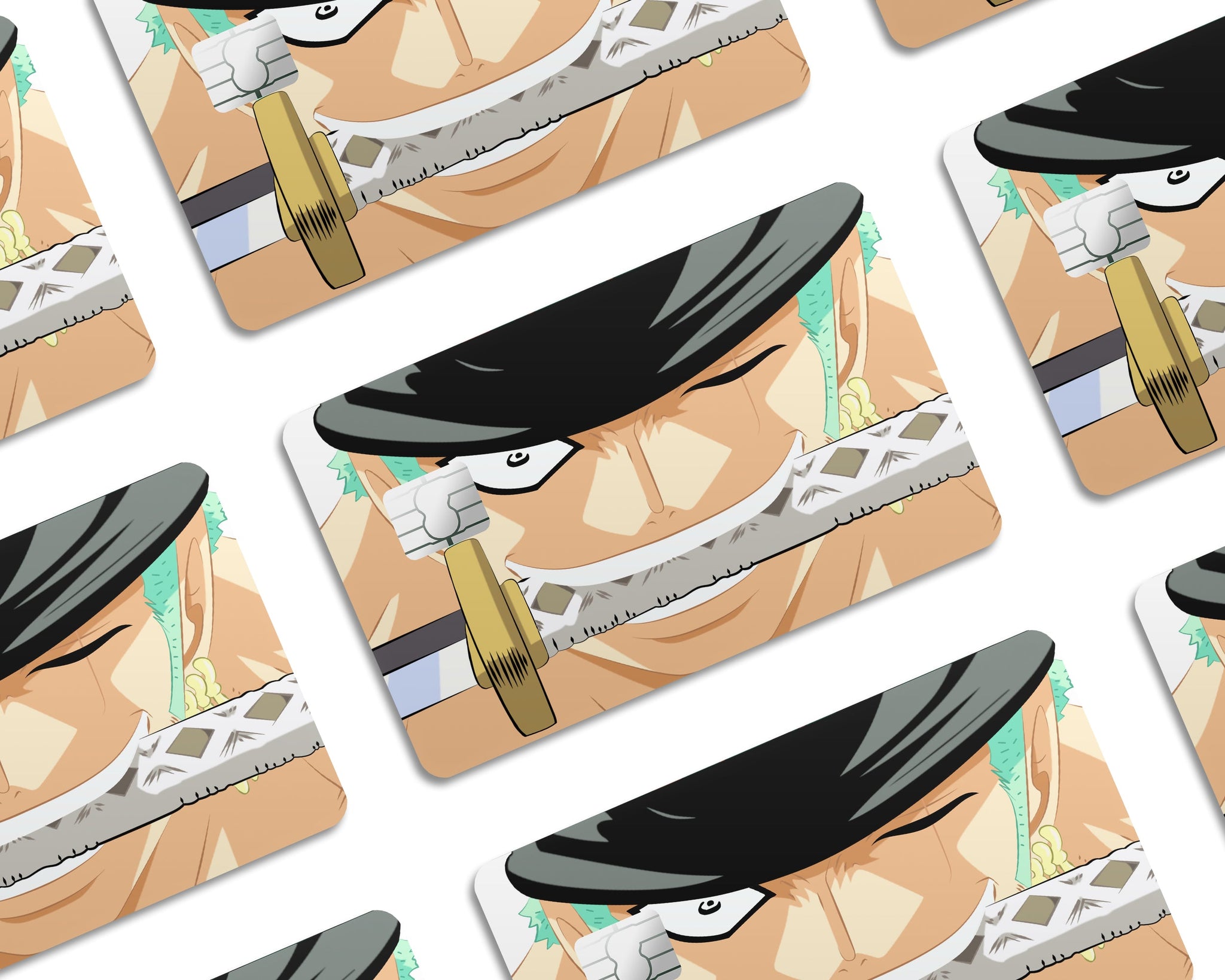 One Piece Zoro Eyes Credit Card Credit Card Skin – Anime Town Creations