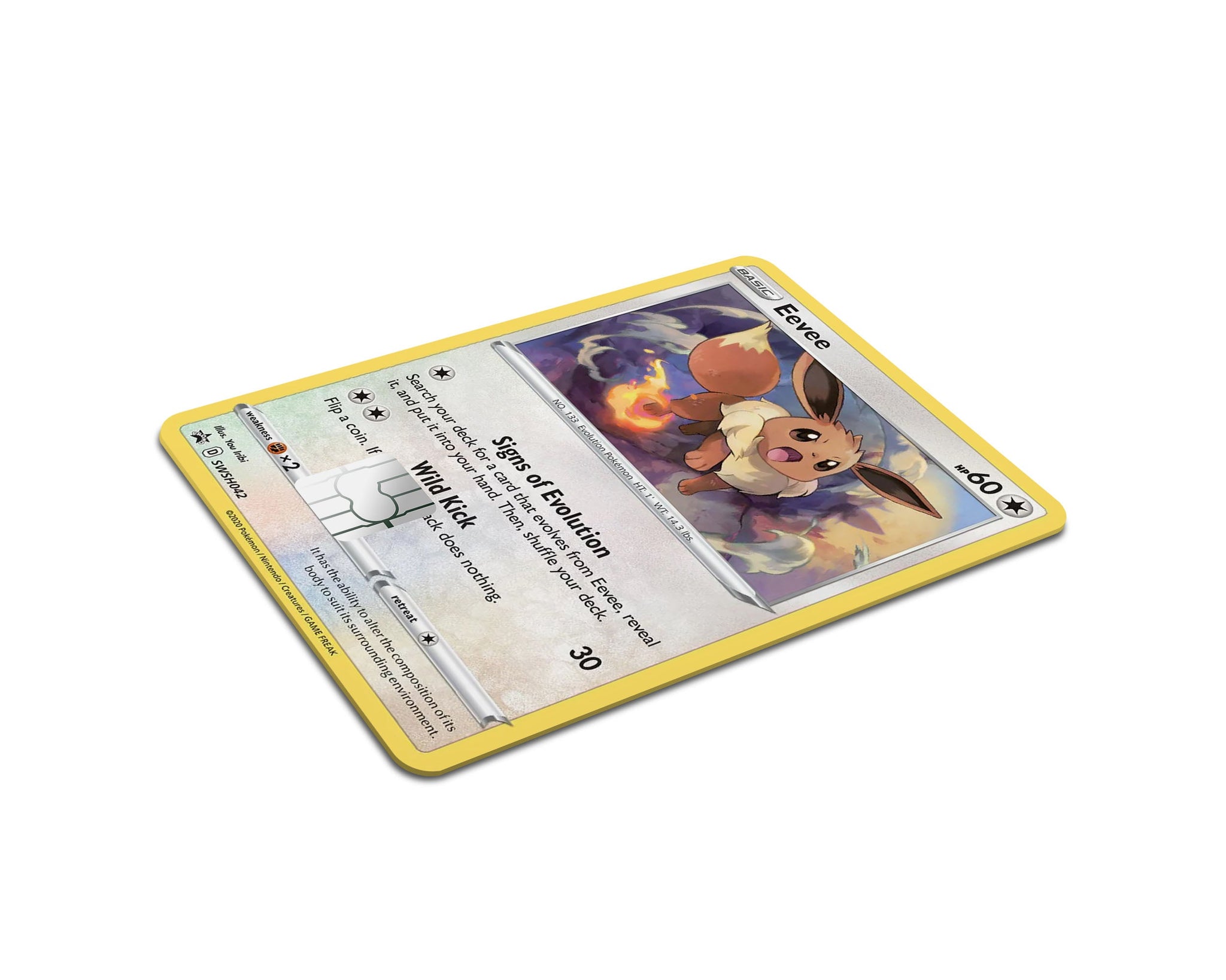 Cute Eevee Pokemon Card Credit Card Credit Card Skin – Anime Town Creations