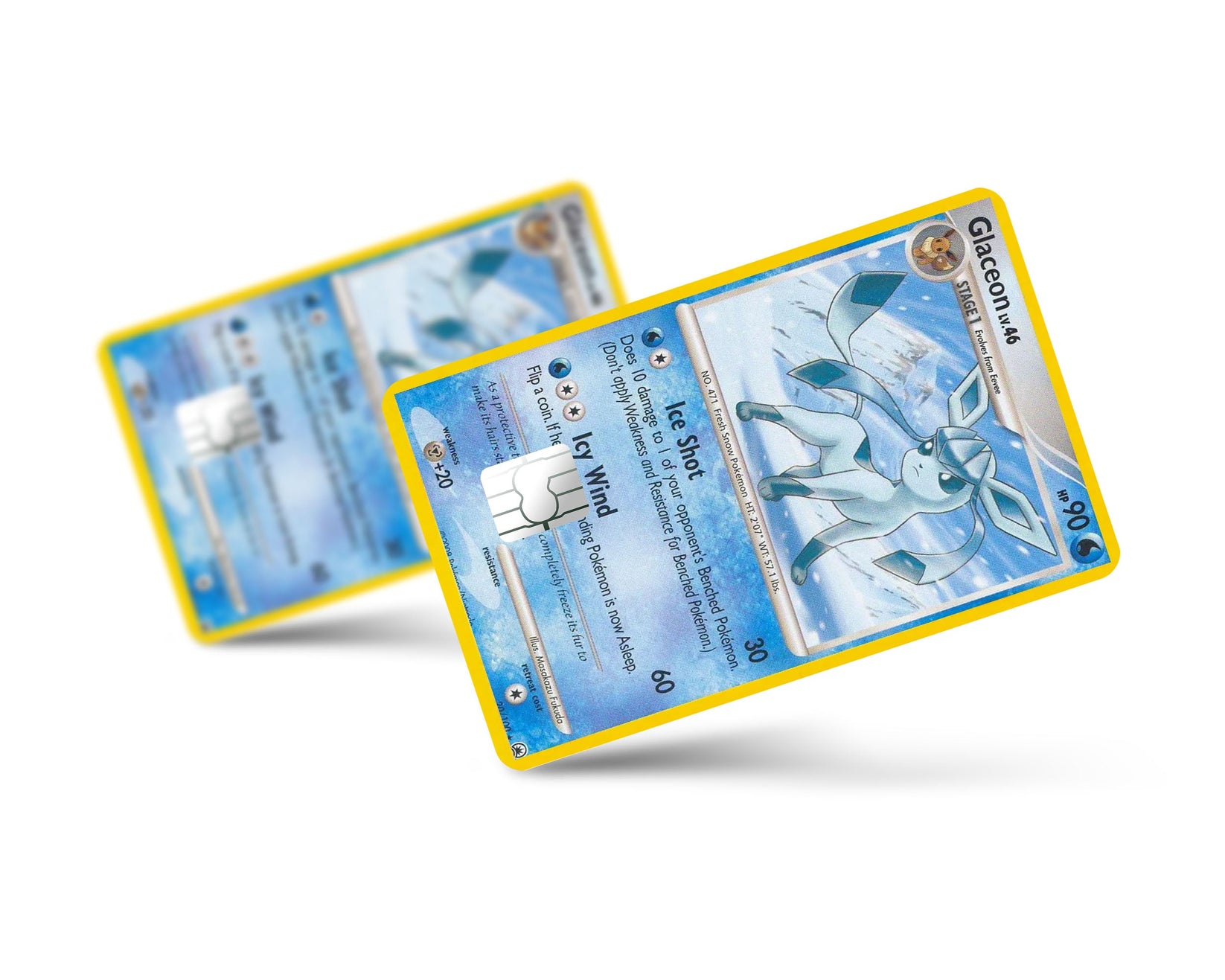 Glaceon Pokemon Card Credit Card Credit Card Skin – Anime Town Creations
