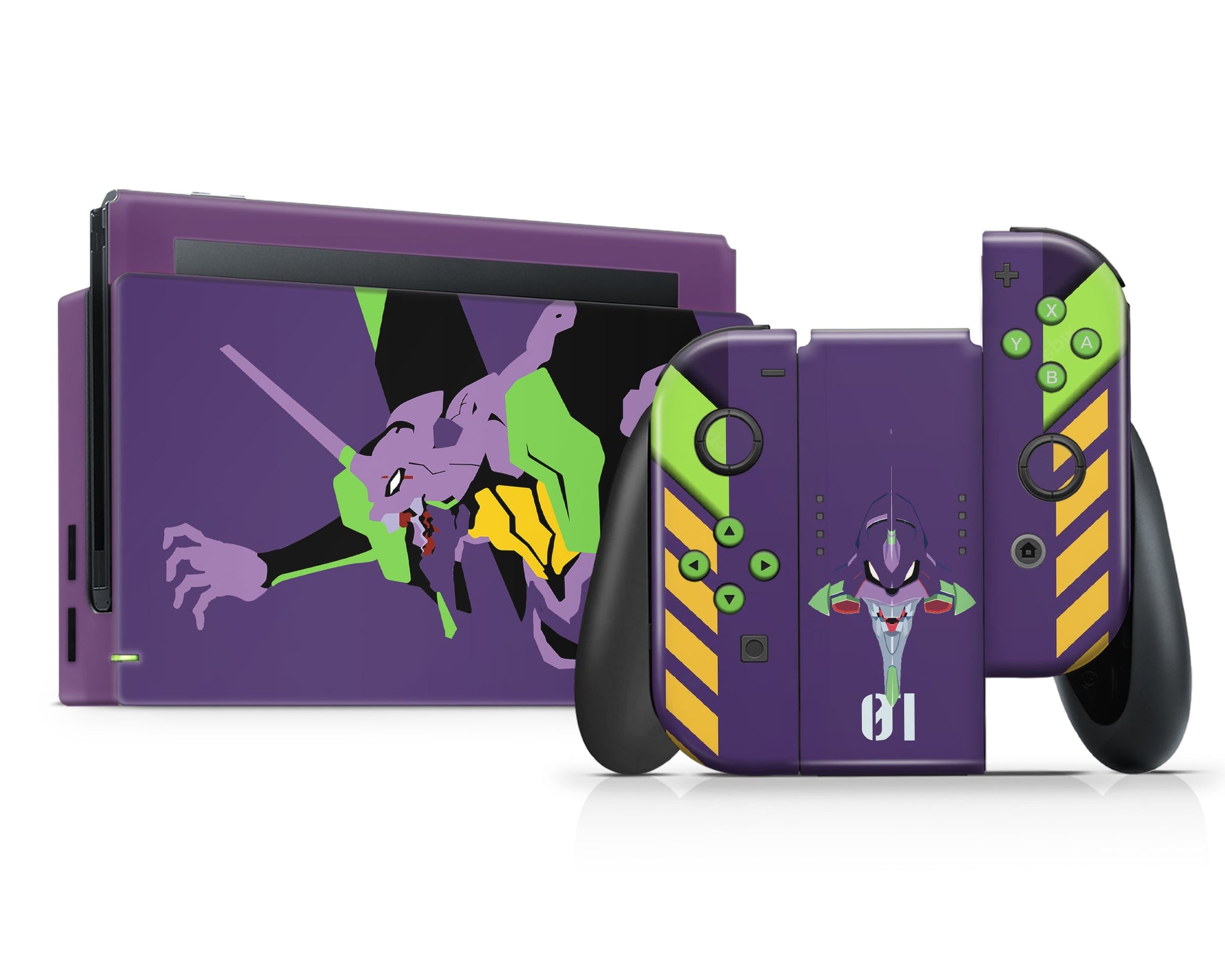Neon Evangelion Genesis Unit 01 Nintendo Switch Switch Skin – Anime ...