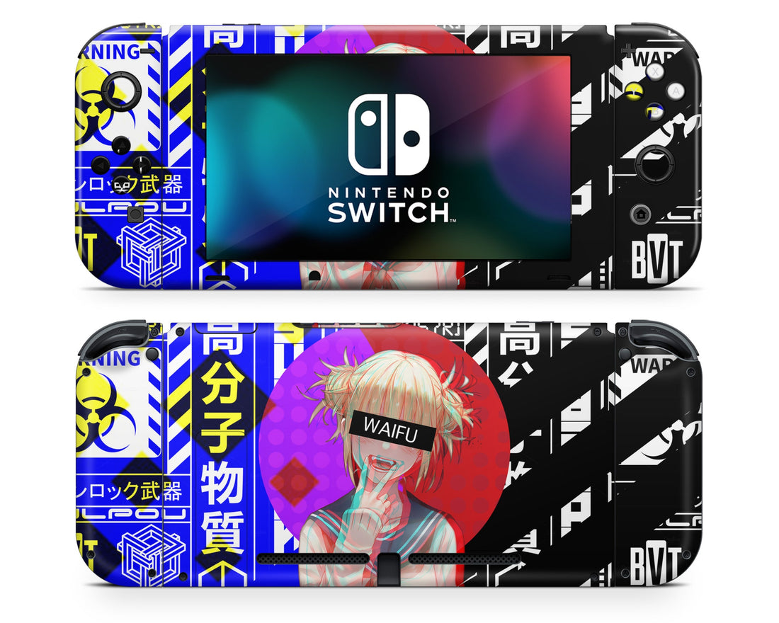 Himiko Toga Waifu Glitch Nintendo Switch Switch Skin – Anime Town Creations