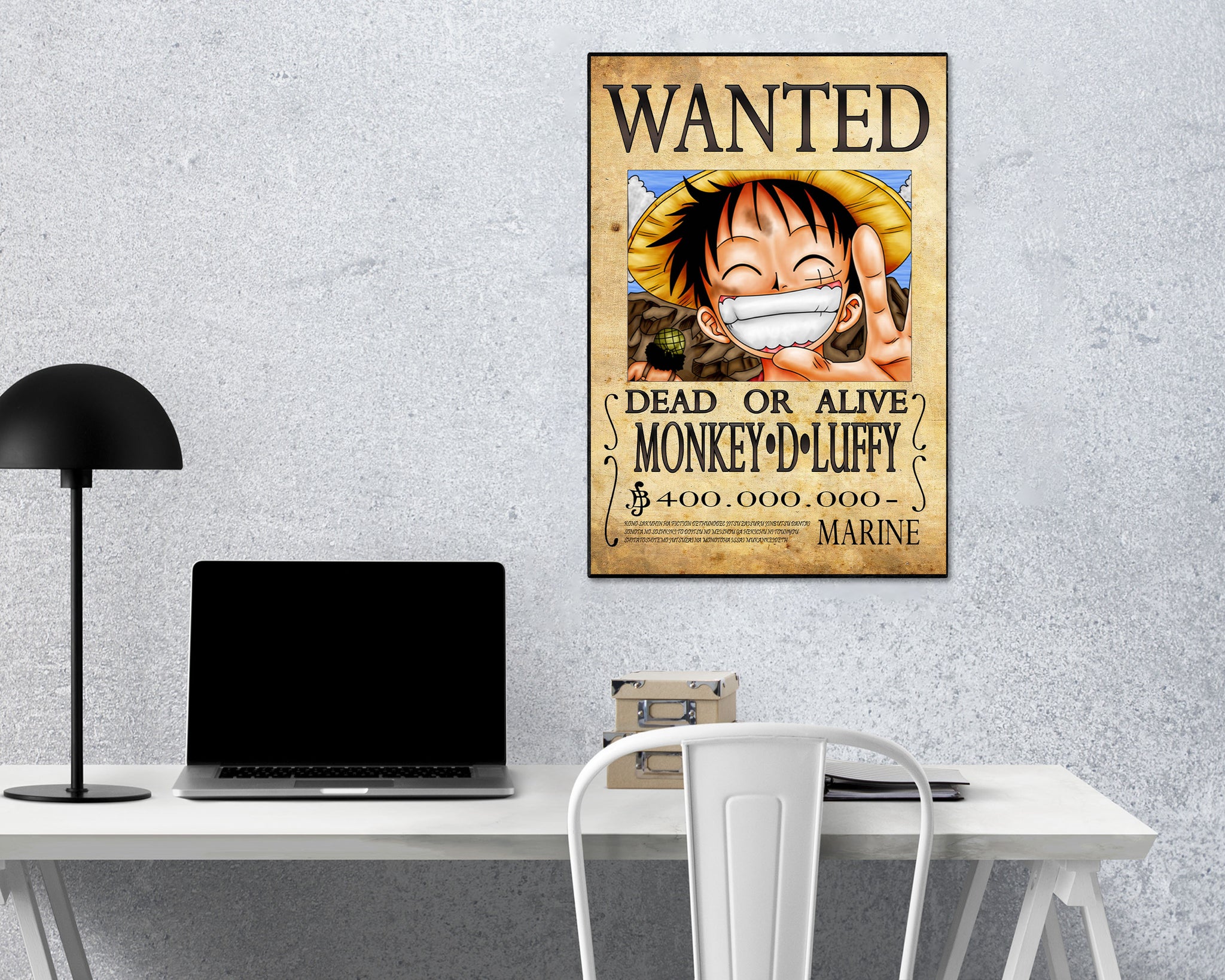 One Piece Wanted Poster Set Skin Sticker Vinyl Bundle – Anime Town ...