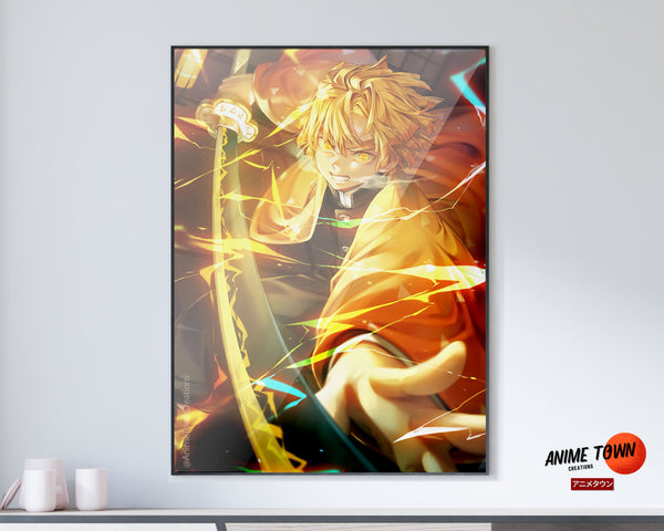 Demon Slayer Zenitsu Agatsuma Poster – Anime Town Creations