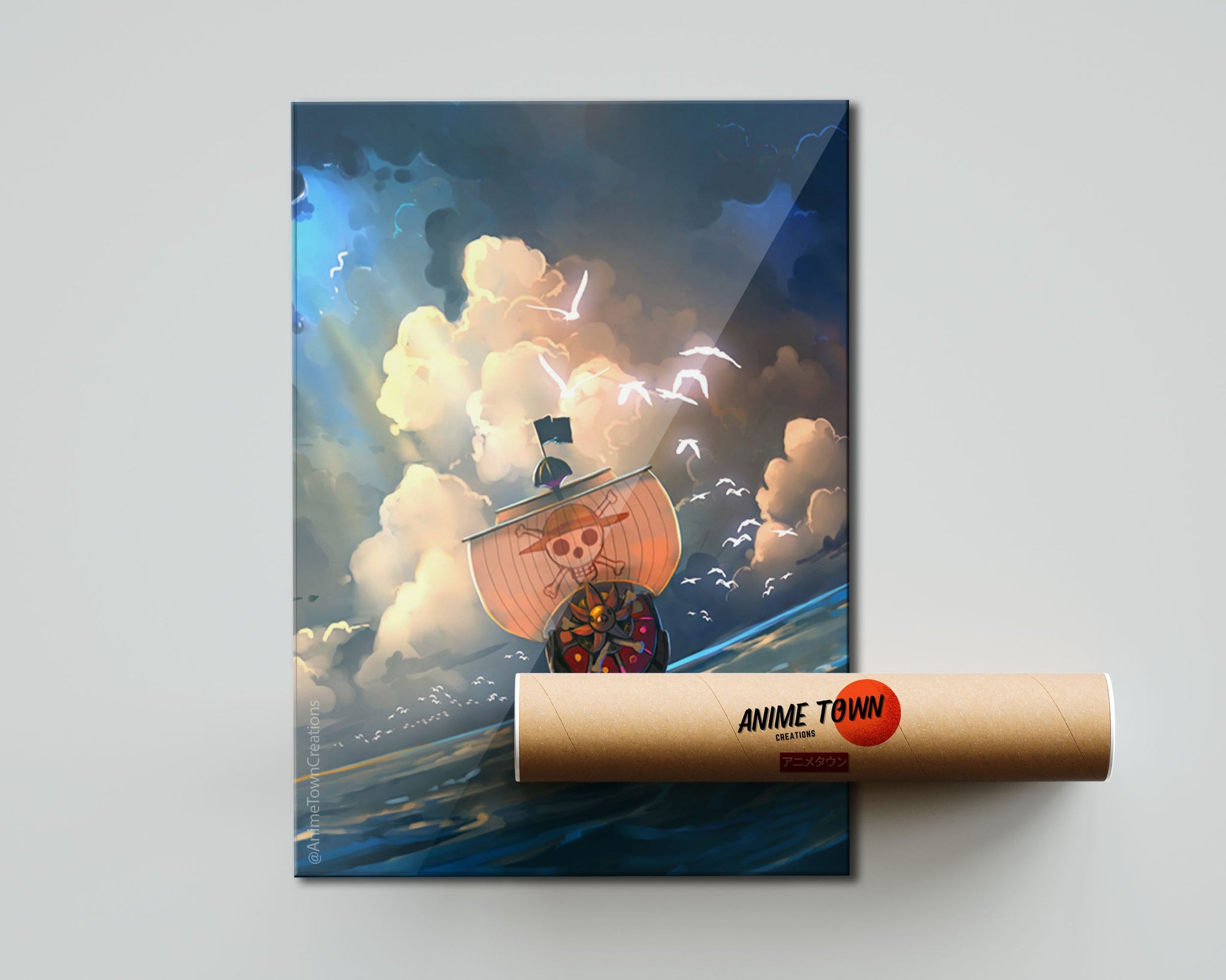 One Piece Thousand Sunny Poster – Anime Town Creations