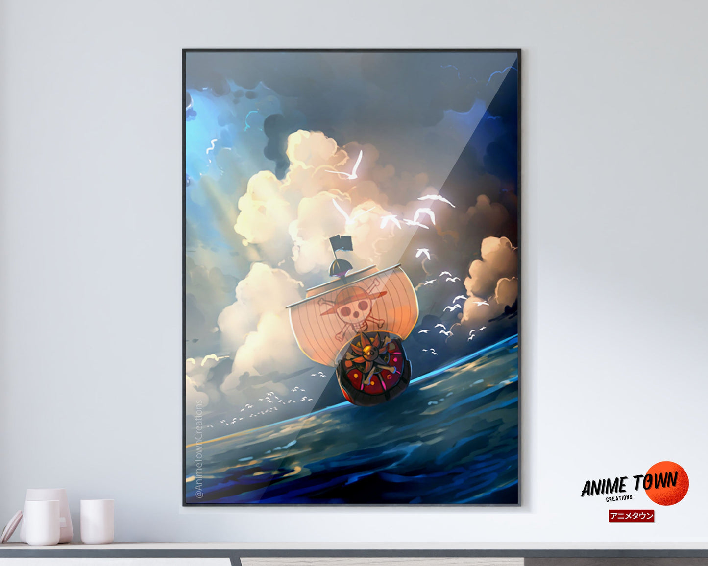 One Piece Thousand Sunny Poster Poster – Anime Town Creations