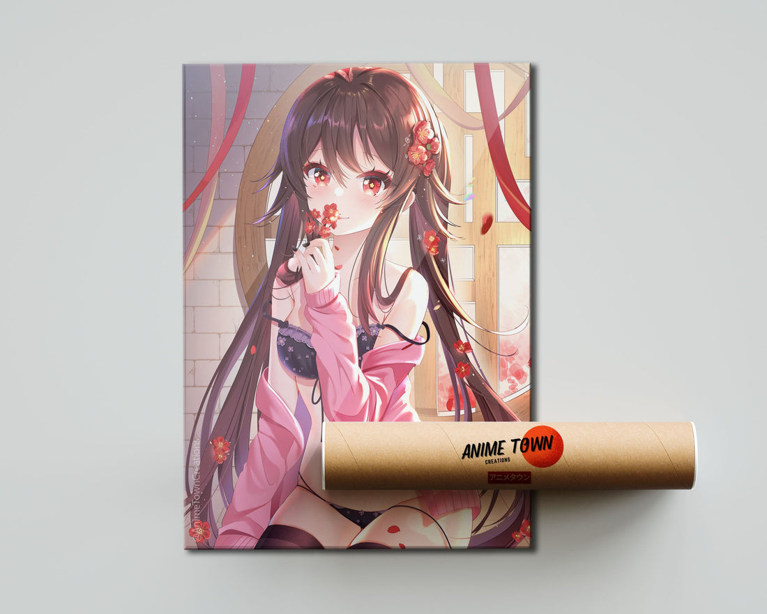 Genshin Impact Hu Tao Poster Poster – Anime Town Creations