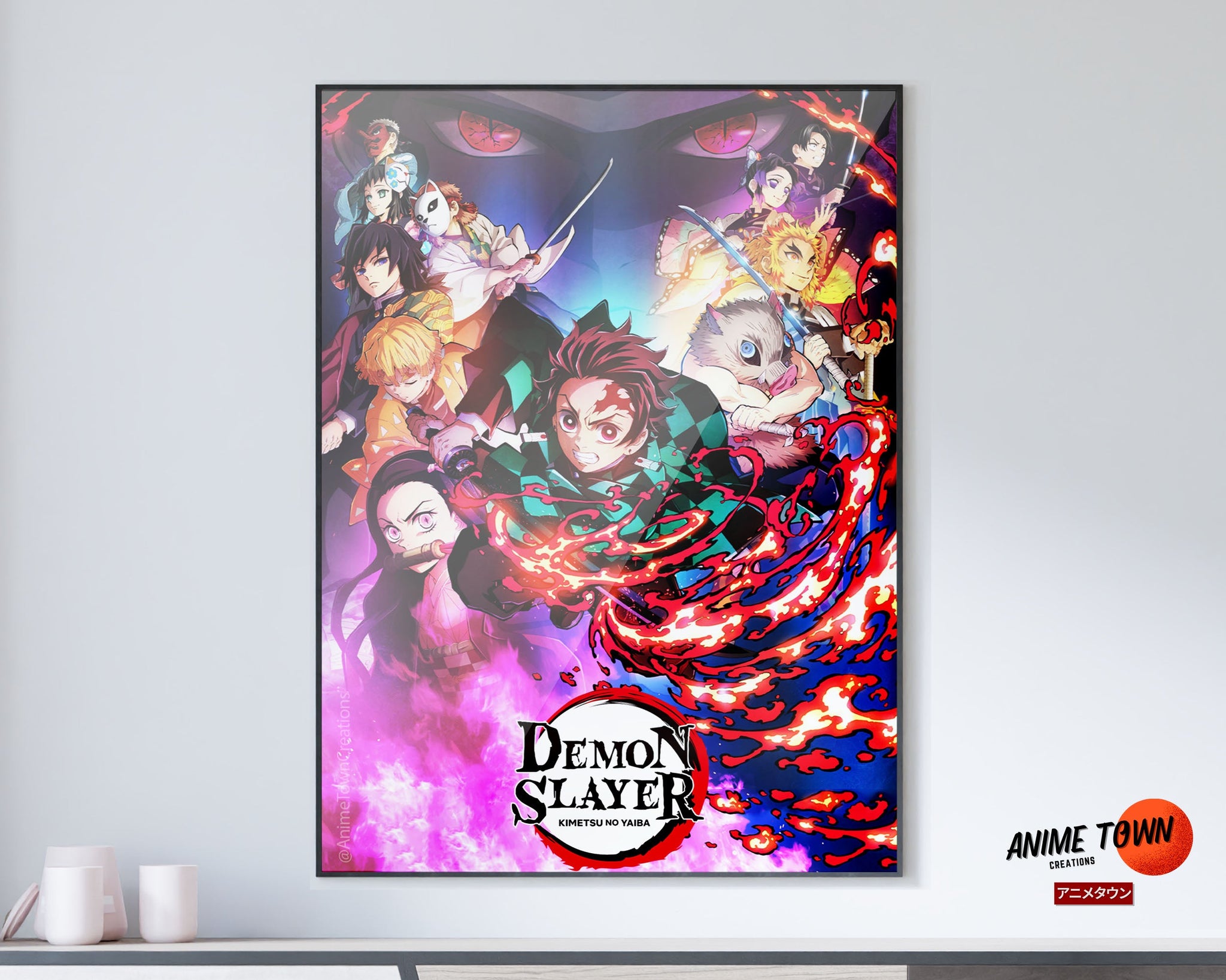 Demon Slayer Kimetsu no Yaiba Poster – Anime Town Creations