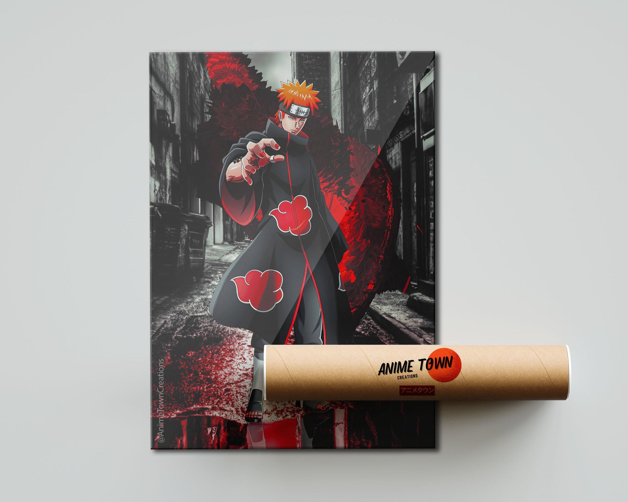 Naruto Akatsuki Pain Poster Poster – Anime Town Creations