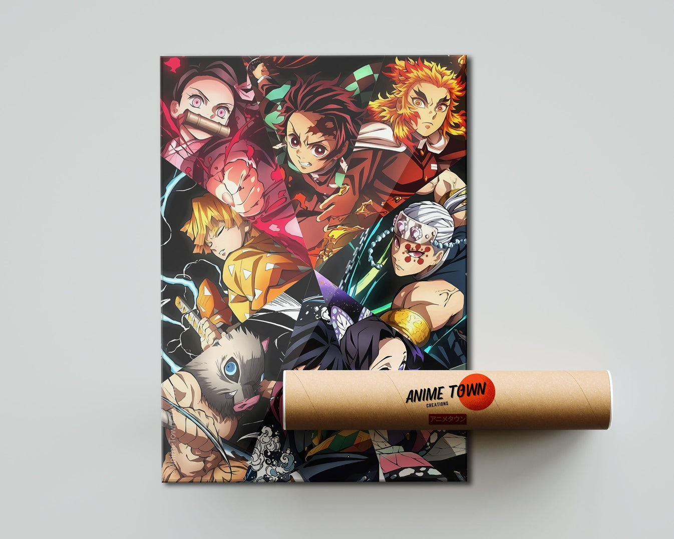 Demon Slayer Collage Poster – Anime Town Creations