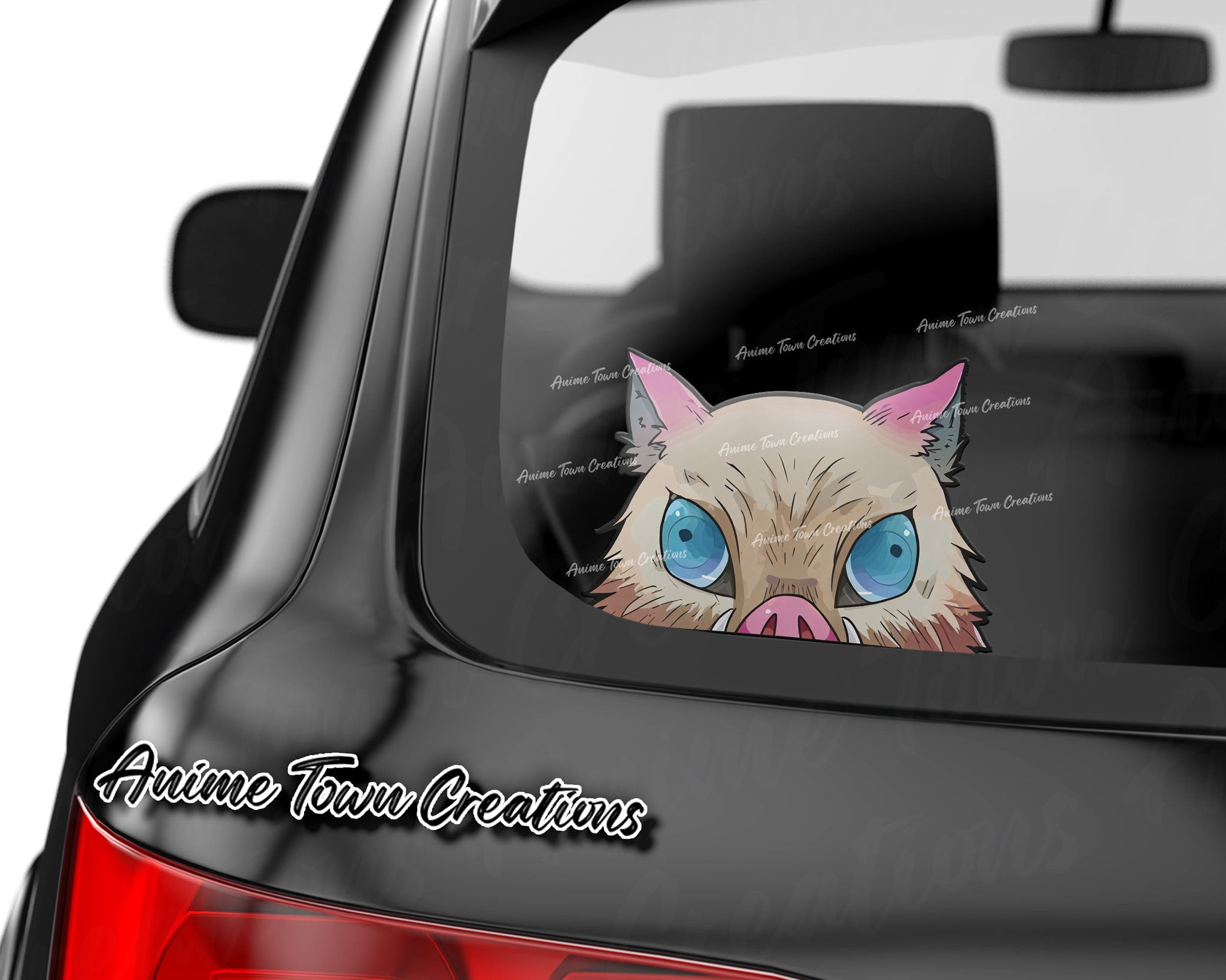Demon Slayer Inosuke Peeker Sticker Sticker – Anime Town Creations