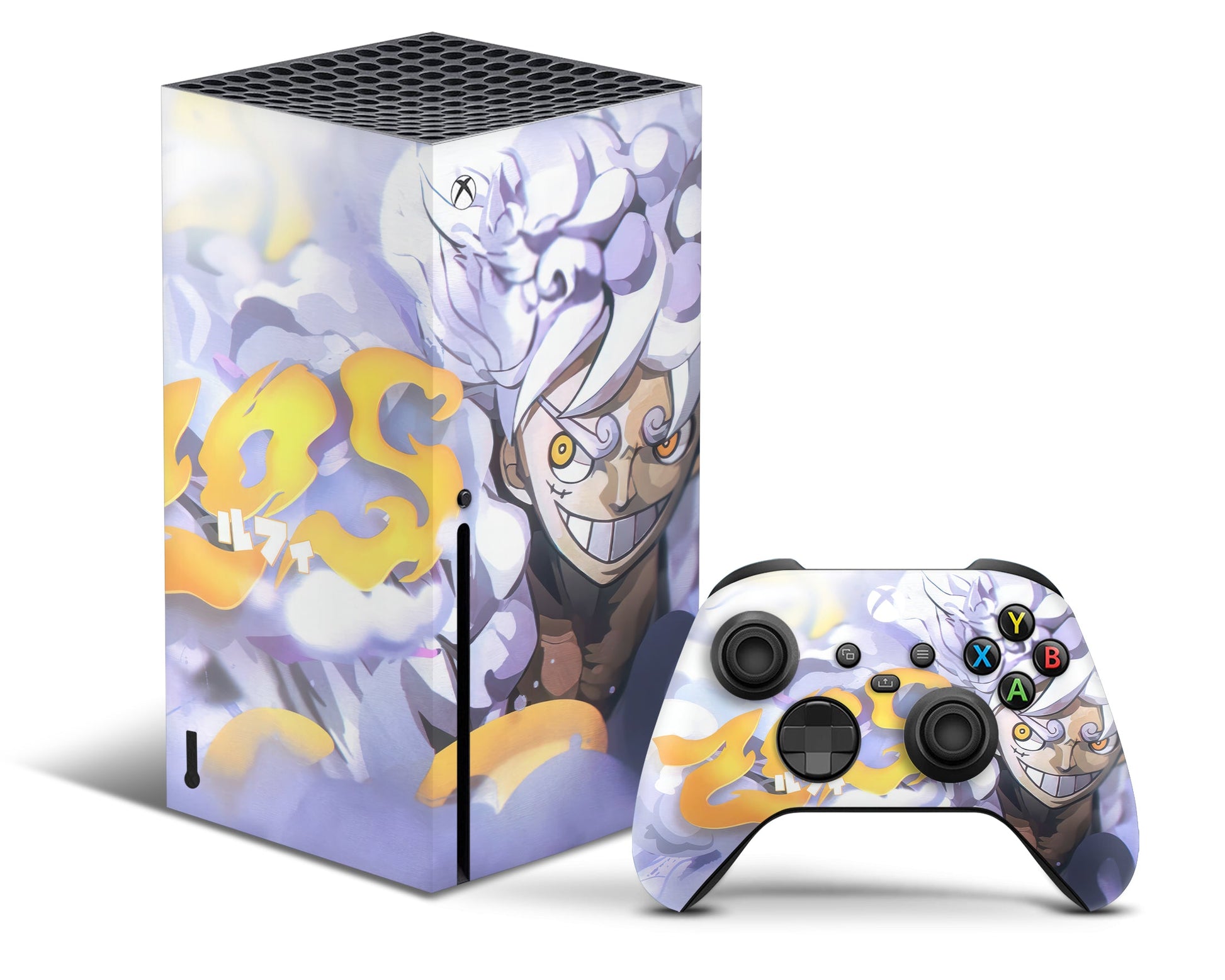 One Piece Luffy Gear 5 White Xbox Series X Xbox Series X And S Skin Anime Town Creations