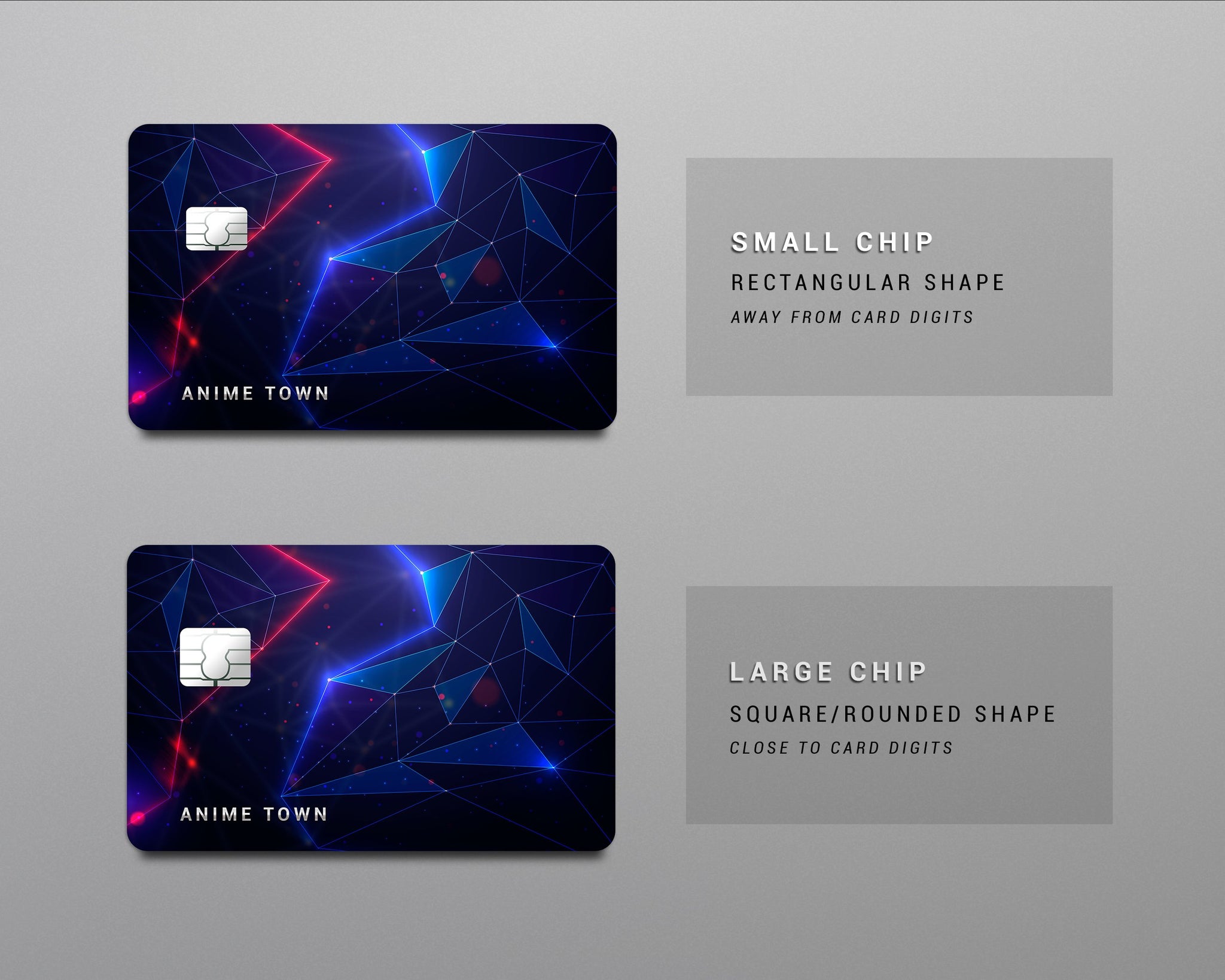 Create Your Own - Custom Credit Card Skin Debit Card Skin – Anime Town ...