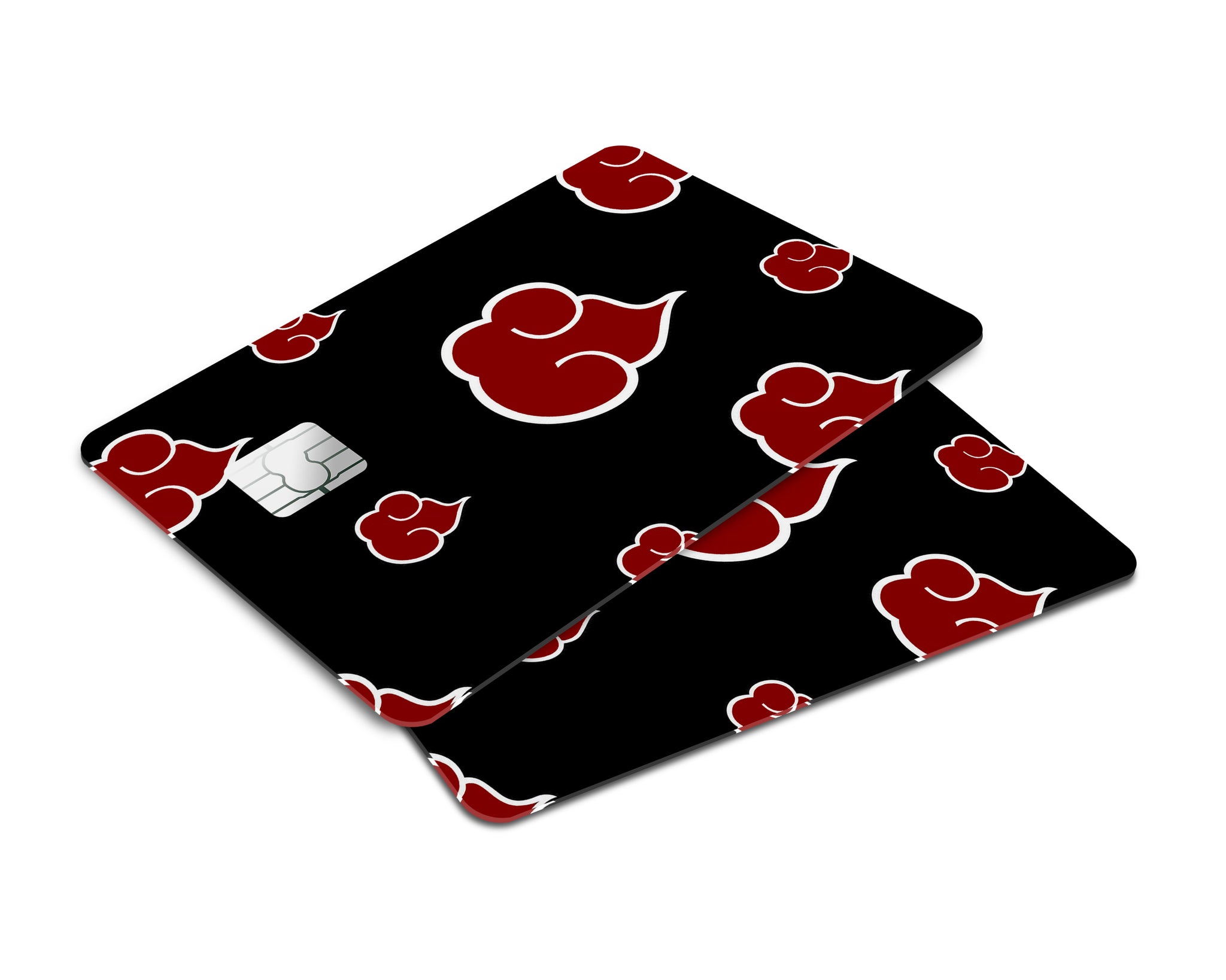 Akatsuki Pattern Credit Card Skin Sticker Vinyl Bundle – Anime Town ...