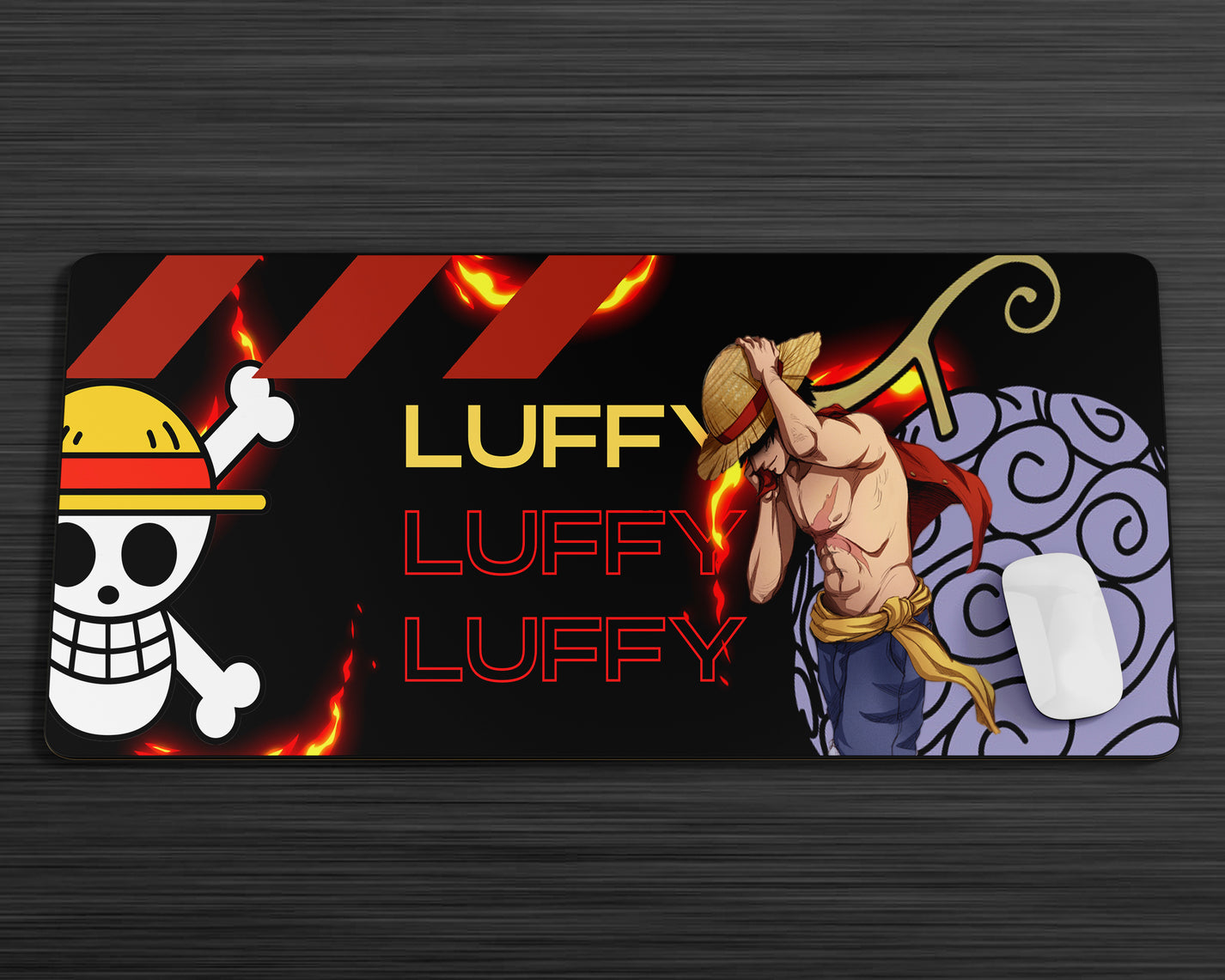 One Piece Luffy Mouse Pad Gaming Mouse Pad – Anime Town Creations